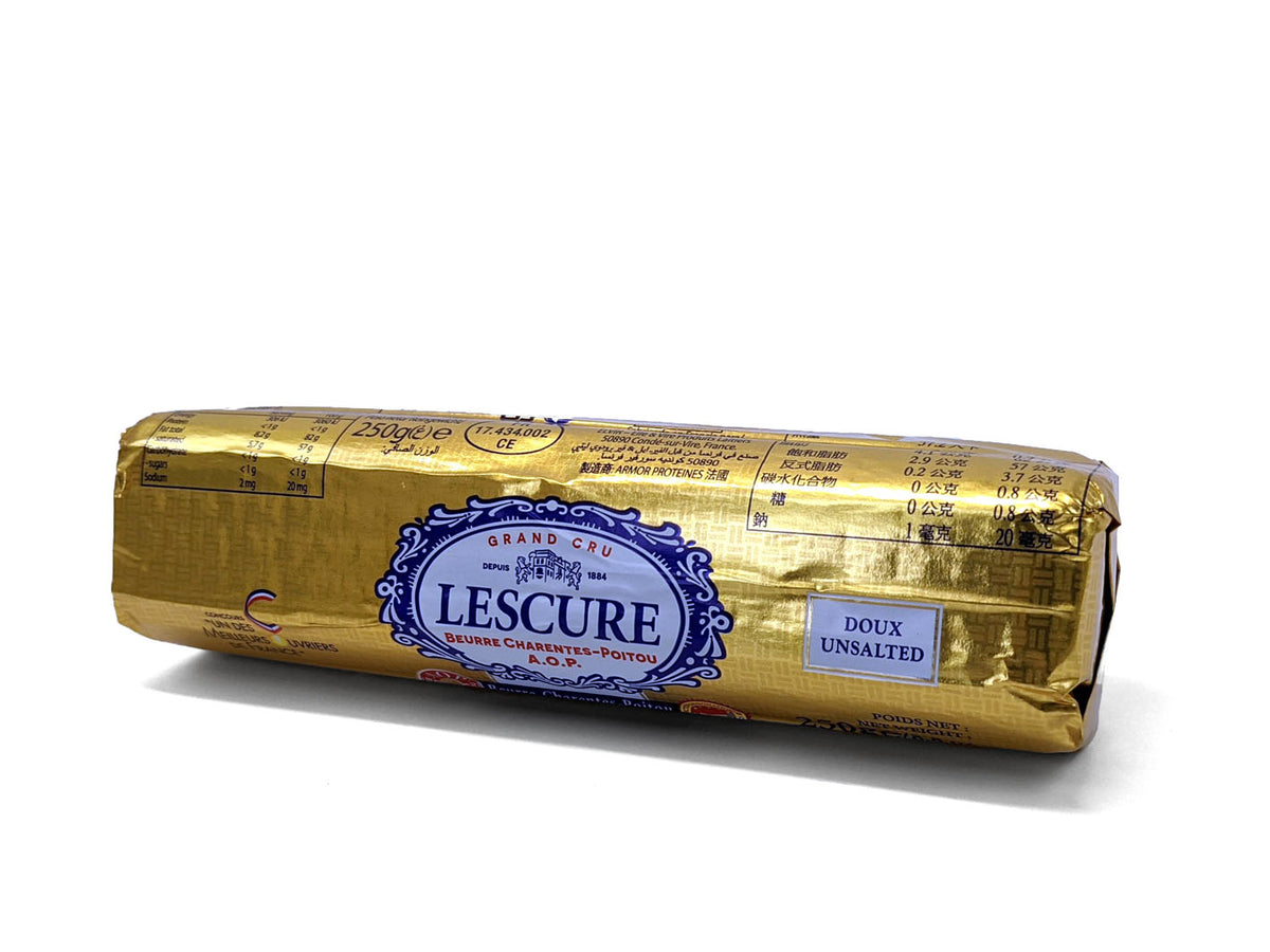 Butter Lescure Unsalted (250g) – thefreshdelivery.co.uk